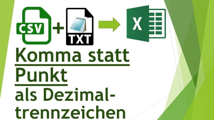 🥇 Excel komma durch punkt ersetzen: 5 einfache Schritte für 2025